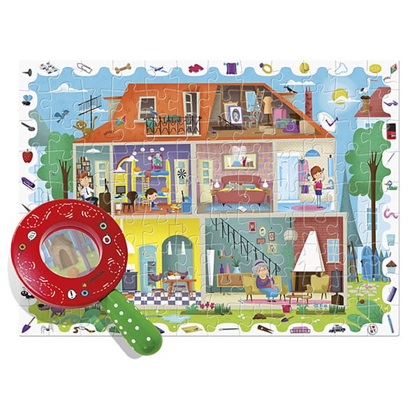 Puzzle baby detective 108 pcs My Home