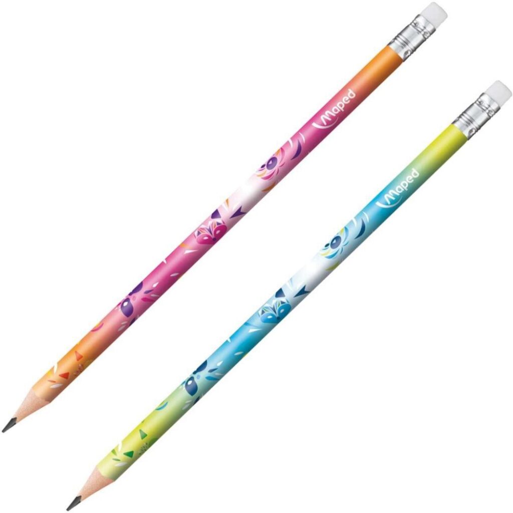 Lápiz de grafito hb triangular con goma maped | Indya - Juguetes educativos