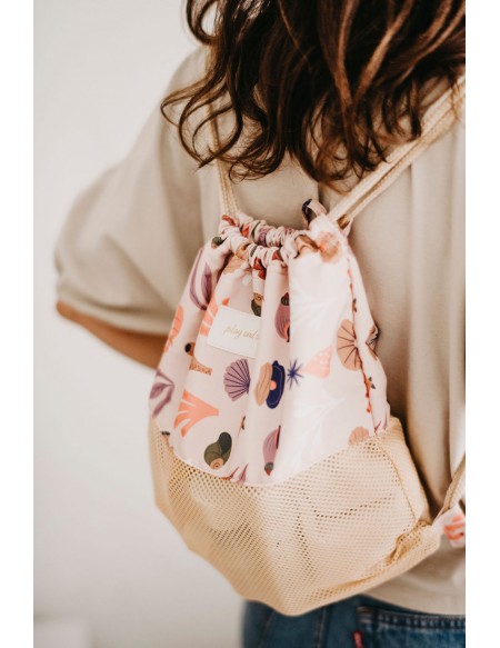 Mochila antiarena Play and Store Pink | Indya - Juguetes educativos