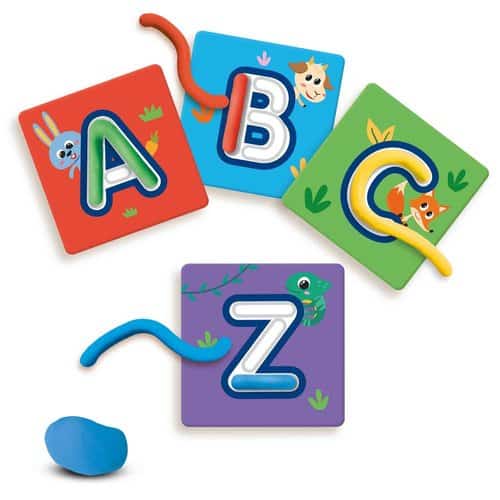 Aprendo el alfabeto con plastilina | Indya - Juguetes educativos